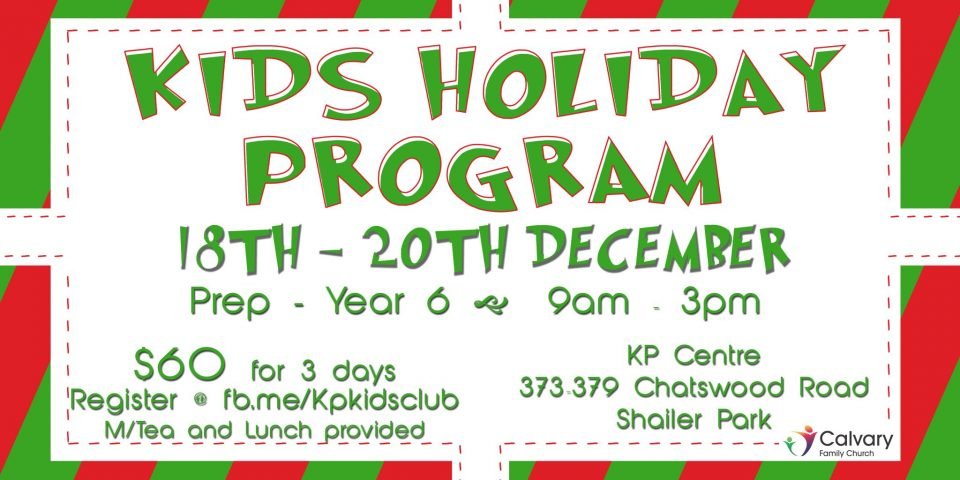 Kids Holiday Program 2019 Christmas - Calvary Family Church