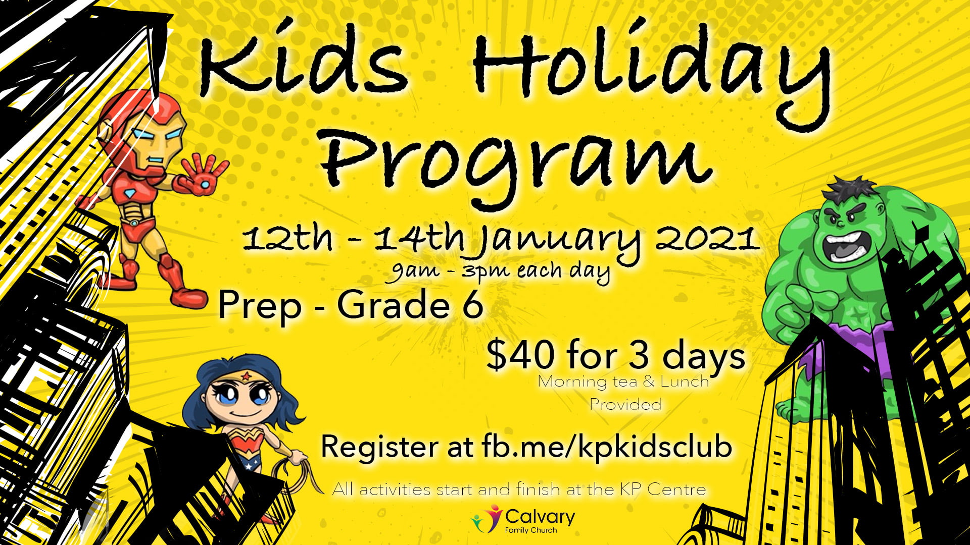 Kids Holiday Program - Calvary Family Church