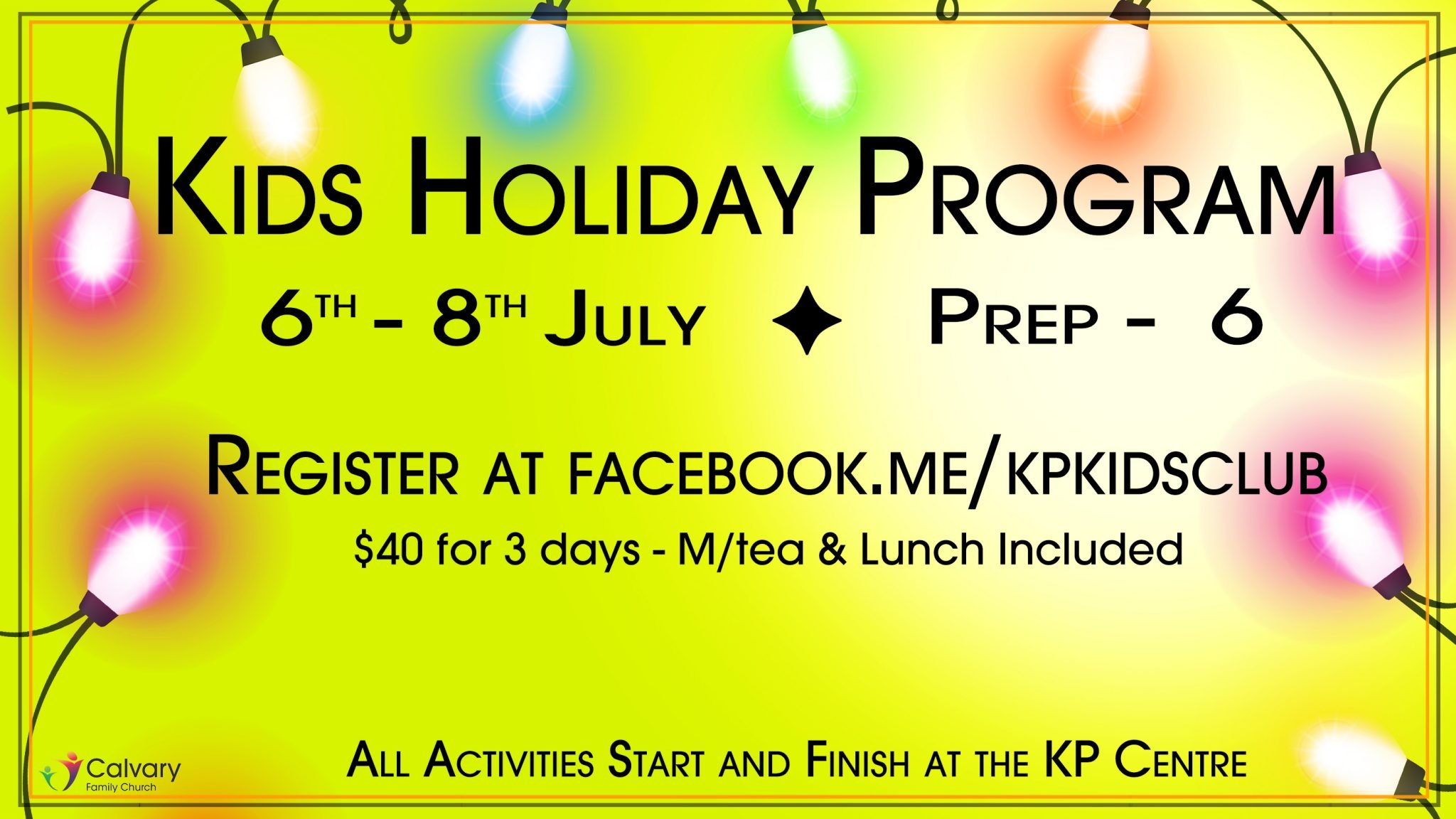 Kids Holiday Program - Calvary Family Church