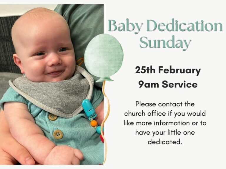 Baby Dedication Sunday - Calvary Family Church